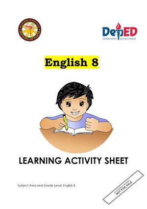 English 7 Q2 LAS MELC7 TXTBK SLMs QUALAS LEARNING ACTIVITY SHEET