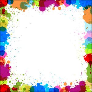 Colored Drops Border Design Vector Royalty Free Stock Image Storyblocks