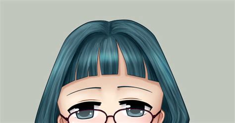 パッツン眼鏡描きました。 パッツン眼鏡描きました。 はくろのイラスト Pixiv