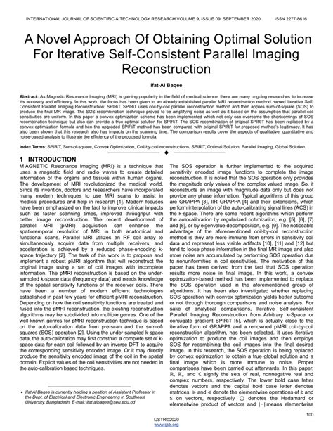 pdf a novel approach of obtaining optimal solution for iterative self