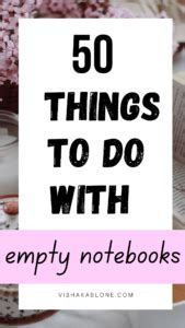 Fun Empty Notebook Ideas To Fill Your Blank Notebooks Vishaka Blone