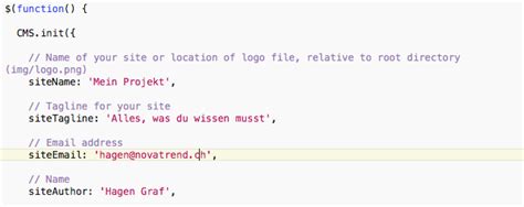 CMS Js Der JavaScript Site Generator NOVATREND Blog