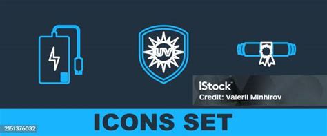 라인 디플로마 롤링 스크롤 스마트폰 배터리 충전 및 자외선 차단 아이콘을 설정합니다 벡터 Brand Name Smart Phone에 대한 스톡 벡터 아트 및 기타 이미지