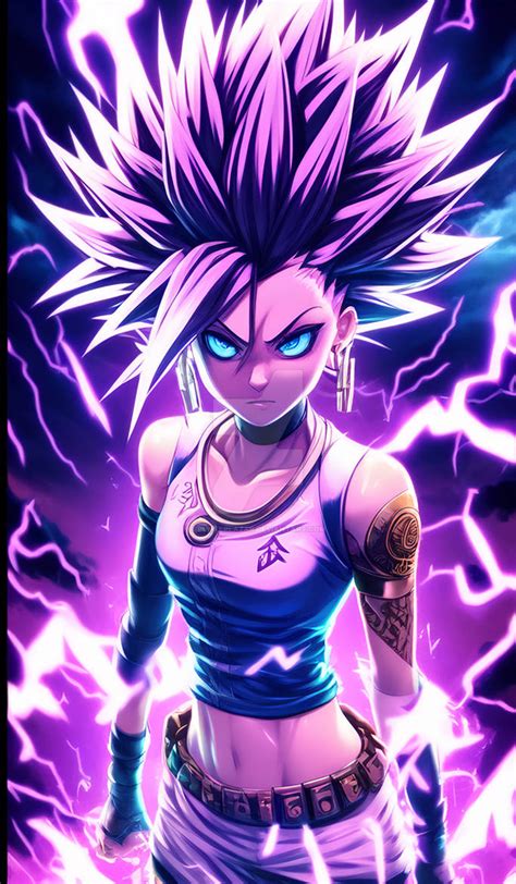 Dragonball Af Super Saiyan Girl 4 By Punkerlazar On Deviantart