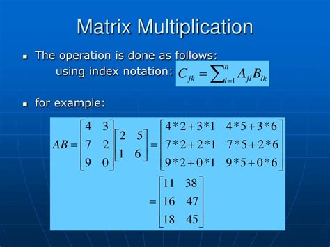 Ppt Refresher Vector And Matrix Algebra Powerpoint Presentation Id252920