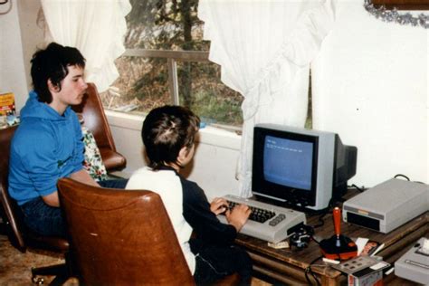 20 Vintage Photographs Of People With Their Commodore 64 One Of The