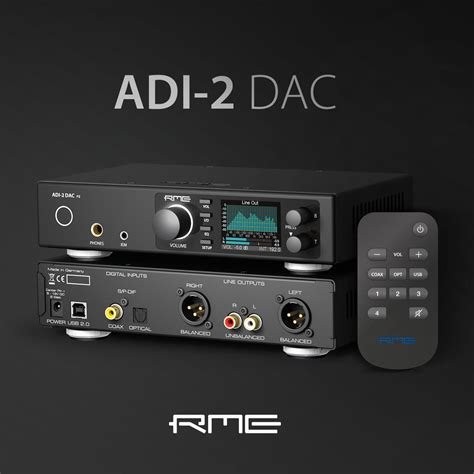RME Audio launches the new RME ADI-2 DAC with remote control