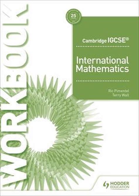 Cambridge Igcse International Mathematics Workbook 9781510421639