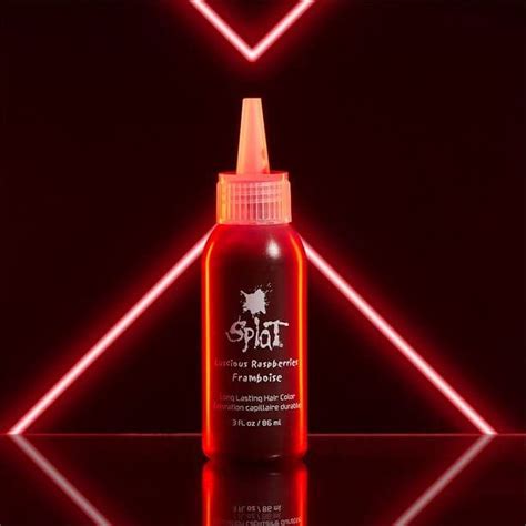 Splat Dye Kit Luscious Raspberries Long Lasting Vegan Hair Color 1 Ct