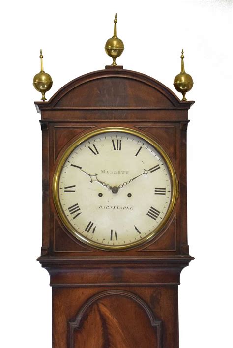 Lot 241 Early 19th Century Mahogany Cased 8 Day