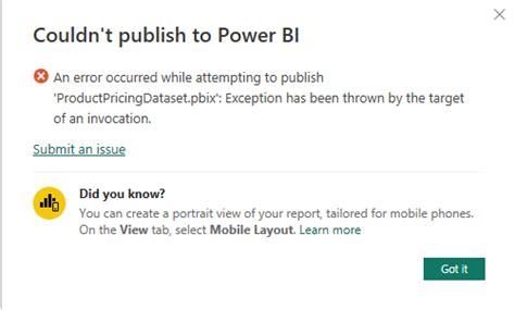 Issue Publishing A Dataset Microsoft Fabric Community