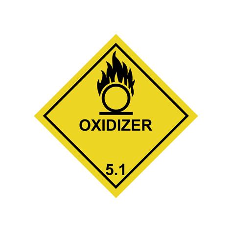 Class 5 1 Oxidizer Label Gobo Trade Ltd