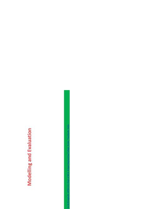 modeling and evaluation in ml and india and india modelling modeling