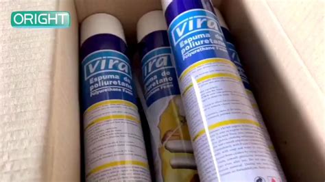 Vira Polyurethane Foam Pu Foam Spray 500750ml Fills Cracks And