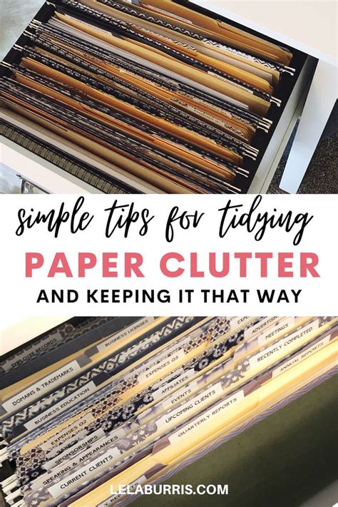 Simple Tips To Conquer Paper Clutter Organized Ish Paper Clutter Organization Paper