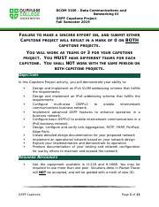 Ospf Capstone Specifications Docx Dcom Data Communications And Networking Iii