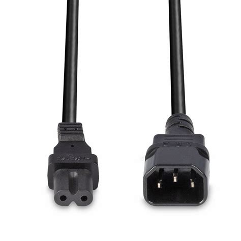 1m Iec C14 To Iec C7 Figure 8 Power Cable From Lindy Uk