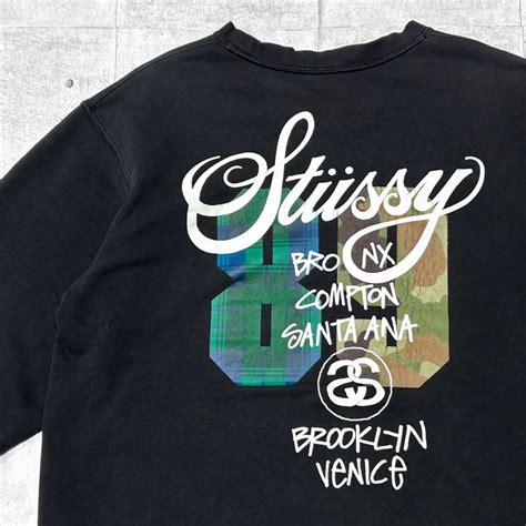 00s Stussy ワールドツアー スウェット トレーナー Stussy メルカリ