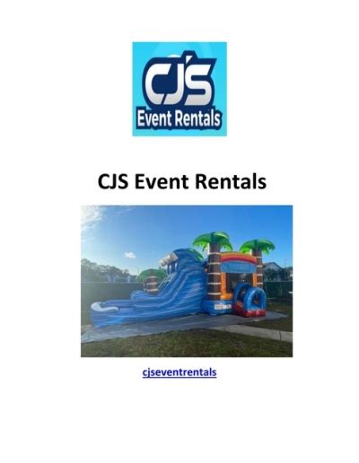 Cjs Event Rentals