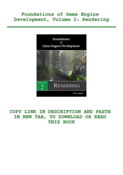 Pdf Foundations Of Game Engine Development Volume 2 Rendering Rar