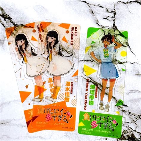 Jp 負けヒロインが 温水佳樹 焼塩檸檬 クリアしおり 3枚コミック特典文庫新刊ラノベ おもちゃ