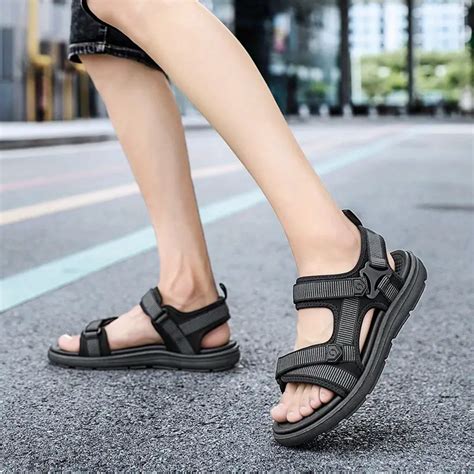 Mens Open Toe Sandals Non Slip Comfortable Summer Mens Shoes Temu