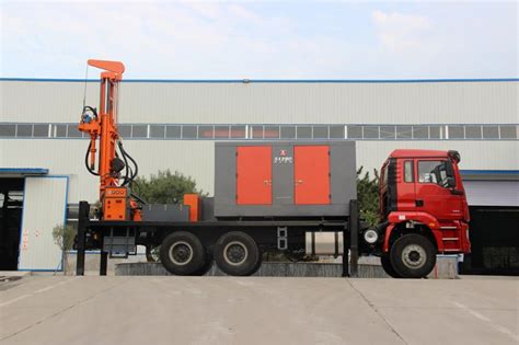 China 280m Depth Truck Mounted Borehole Water Well Drilling Rig