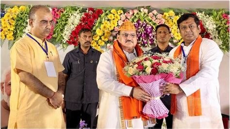 Bjp President Jp Nadda West Bengal Visit Arrives At Kolkata Airport