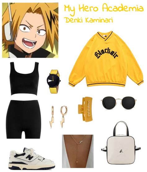 Get Electrified In Style With Denki Kaminari Anime Inspired Look