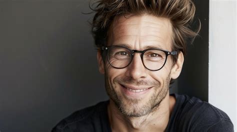 Premium Photo Handsome Smiling Computer Scientist Headshot