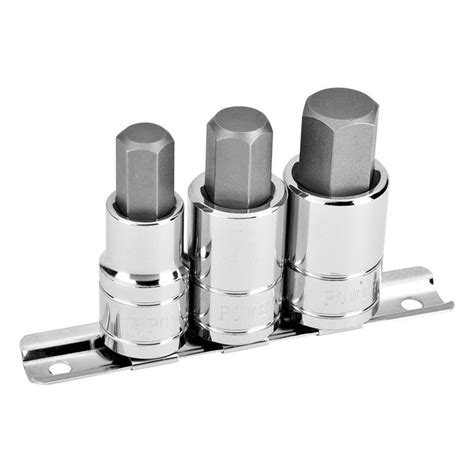 Powerbuilt 641862 1 2 Dr Large Hex Bit Socket Set Metric 12 17mm 3 Pc TOOLSiD Com