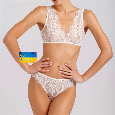 Bridal Lingerie Set Bridal Lace Underwear Wedding Lace Etsy
