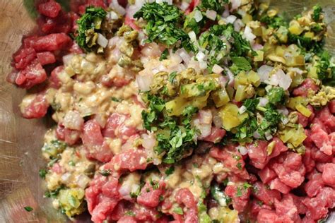 Classic Steak Tartare Recipe Beef Tartare Mission Food Adventure