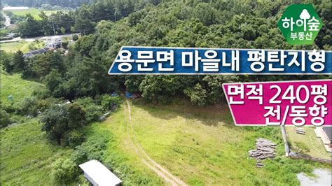 거래완료 용문면토지 양평토지 용문산관광단지 가는 큰길에서 200m 227평도로13평별도 자연환경보전지역 전 동향