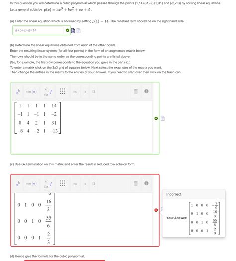 Solved Part B Is Right But Part C And D Are Incorrect Chegg Com