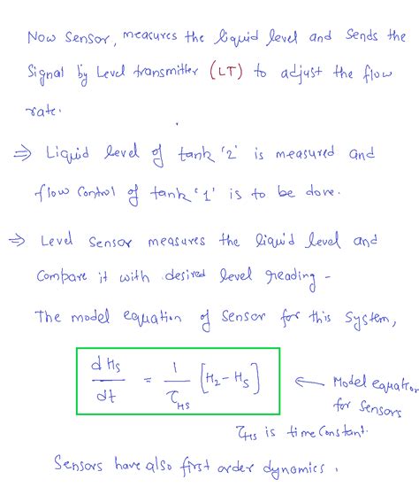 Solved Find Equation For Actuator Process Model Sensor And Initial Course Hero