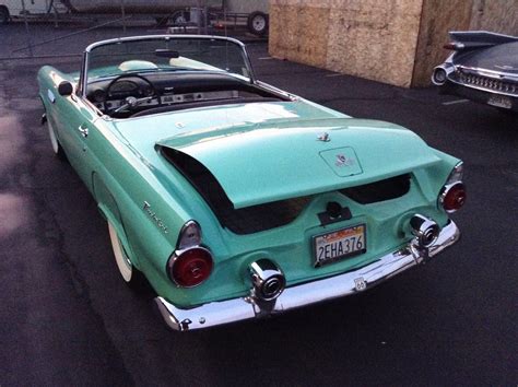Seafoam Green Automatic Ford Thunderbird 1956 1957 Collector Car T Bird