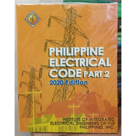 PHILIPPINE ELECTRICAL CODE PART 2 2020 EDITION Shopee Philippines