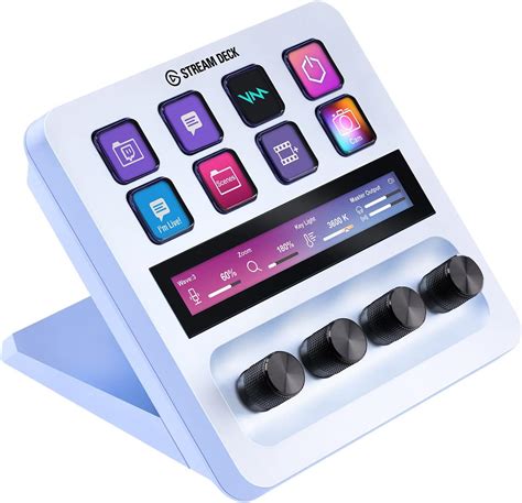 Elgato Stream Deck White Audio Mixer Production Console And Studio