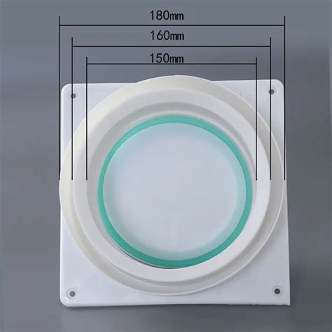 1db 80 180 Mm Fürdőszoba Ellenőrző Szelepek Pihenőhely Cső Ventilátor
