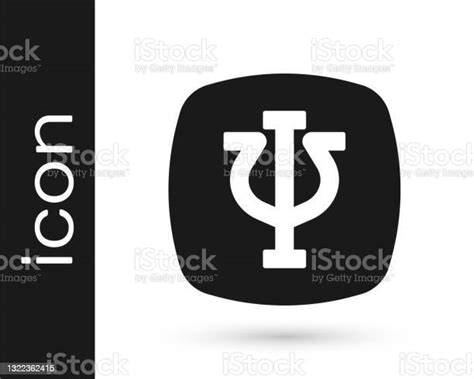 흰색 배경에 격리 된 검은 심리학 아이콘 싸이 기호 정신 건강 개념 정신 분석 분석 및 심리 치료 벡터 Mental Wellbeing에 대한 스톡 벡터 아트 및 기타 이미지