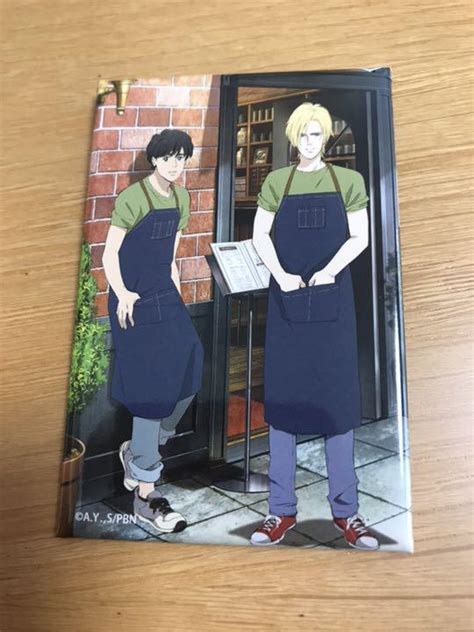 Banana Fish スクエア缶バッジ アッシュ 英二 メルカリ