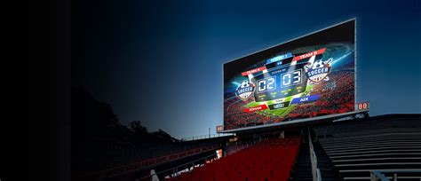 Led Scoreboard For Stadium Outdoor Led Screen Big Screen Media