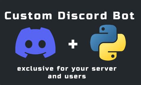 Make A Discord Bot Tailored For Your Server By Milind Madhukar Fiverr