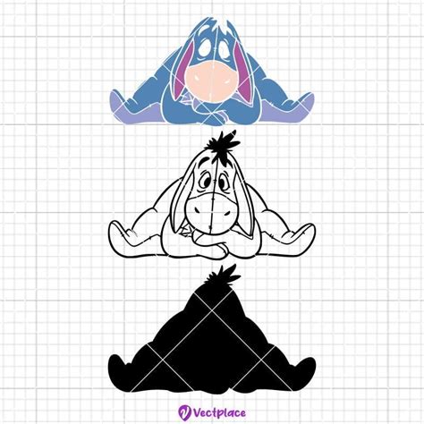 Eeyore SVG Free For Cricut Maker CraftStudio