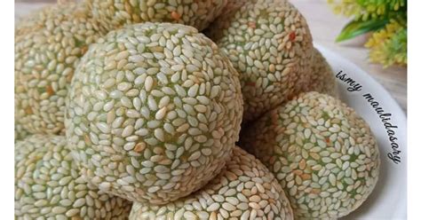 Resep Onde Onde Pasta Pandan Isi Ubi Ungu Oleh Ismy Maulidasary Cookpad