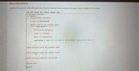 Solved Create A Rolling Dice Game Using The Random Function Chegg
