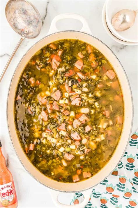 Swamp Soup With Turnip Greens Leftovers Then Breakfast