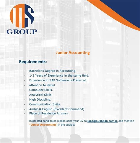 Munir Sukhtian Group Ms Group On Linkedin Vacancy