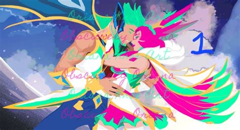 Rakan And Xayah Star Guardians Background 1 Original Fan Art Etsy